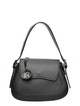 Isabella Rhea Schwarz Rindsledertasche