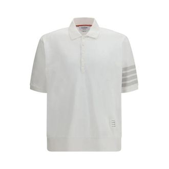 Thom Browne Polo Shirts - - Tops - Herren - Wei&szlig; - L