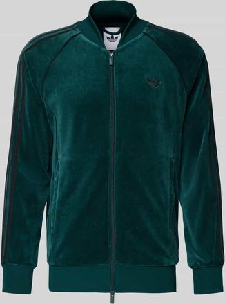 adidas Originals Slim Fit Sweatjacke mit Logo-Stitching