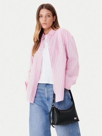 Tommy Jeans Handtasche Tjw Cool Shoulder Bag AW0AW17873 Schwarz