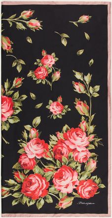 Dolce & Gabbana Seidentuch schwarz