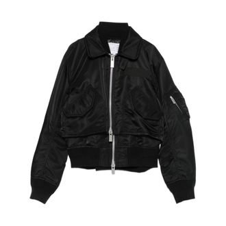 sacai Bomberjacke - - Jackets - Damen - Schwarzk - M