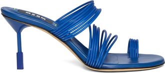 Msgm Sandalen mit hohem Absatz - Blau