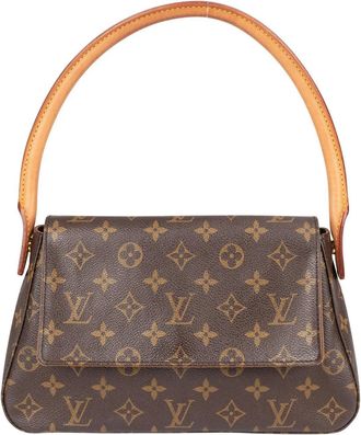 Louis Vuitton Crossbody Bags - Louis Vuitton Canvas Monogram Looping PM Shoulder - Gr. unisize - in Braun - f&uuml;r Damen