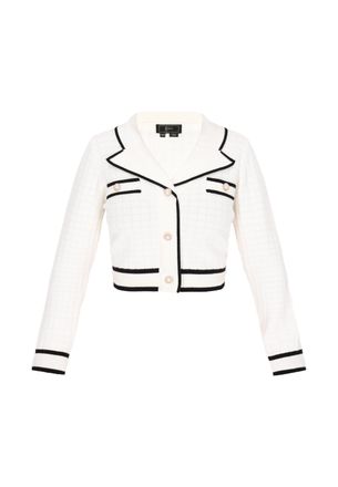 Faina Strickjacke Frauen cremefarben