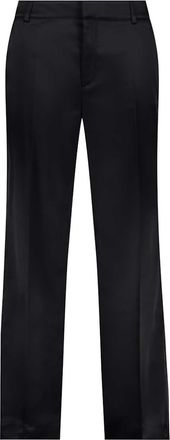 Monari Wide-Leg-Satinhose schwarz - 38