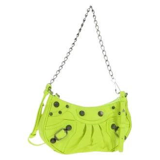 Balenciaga Sac bandouli&egrave;re vintage Pre-owned - Femme - Pre-owned - Vert - Taille: ONE Size