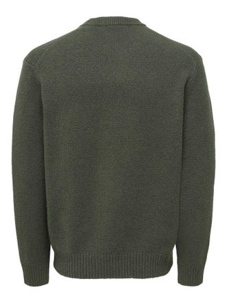 Only & Sons Rundhalspullover ONSJAMES RLX CREW KNIT Baumwollmischung, relaxed fit