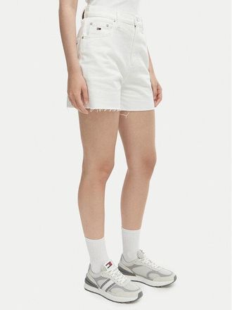 Tommy Jeans Jeansshorts DW0DW22695 Wei&szlig; Regular Fit