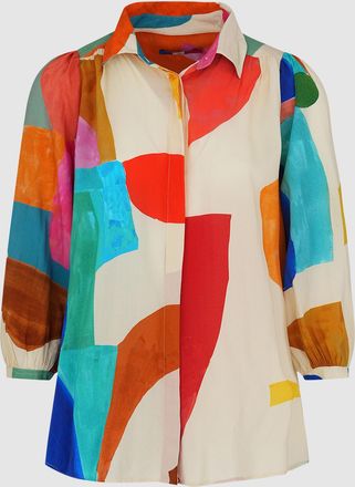 G.Kero Blouse Speech Multicolore