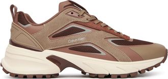 Calvin Klein Sneakers Calvin Klein Hike Runner Ck Stripe Refl Su HW0HW03107 Braun