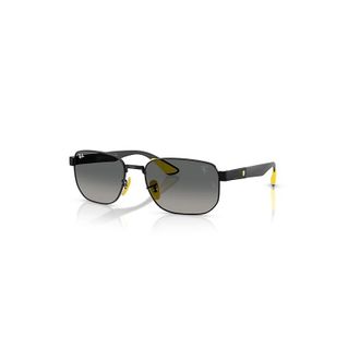 Ray-Ban Rb8329m Scuderia Ferarri Collection Sonnenbrillen Matt Schwarz Fassung Grau Glas 59-19