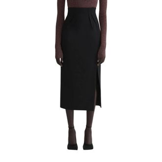 MUGLER Re/Edit High-Rise Wickelrock - - Skirts - Damen - Schwarzk - M