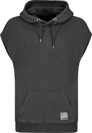 Eight2Nine Hoodie Mit Kapuze und Vordertasche, Ärmelloser Denim Design Sleeveless-Hoodie