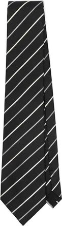 Saint Laurent Patterned-jacquard Tie