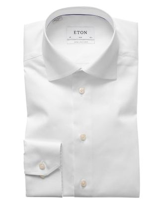Eton Hemd aus Baumwolle, Slim Fit, extralanger Arm in