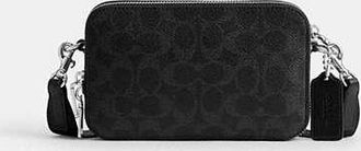 Coach Clinton Umh&auml;ngetasche Aus Signature-Canvas