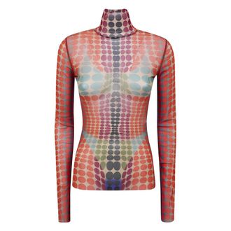 Jean Paul Gaultier Damen, Oberteile, Mehrfarbig, MGr&ouml;&szlig;e