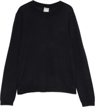 Max Mara Femme, Pulls, Bleu, Taille: 44 FR Pull Ras du Cou Pensile