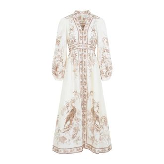Zimmermann Damen, Kleider, Beige, SGr&ouml;&szlig;e