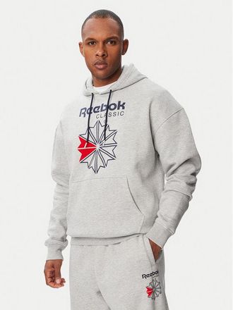 Reebok Sweatshirt Hainrich RK25734CCM Hellgrau Regular Fit