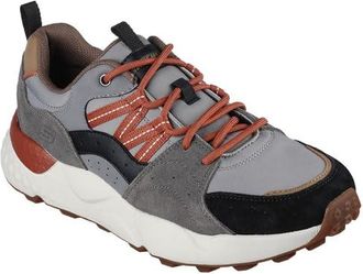 Skechers Baskets Bendino Dormer pour Homme, Nylon Gris Multi Daim, 42 EU