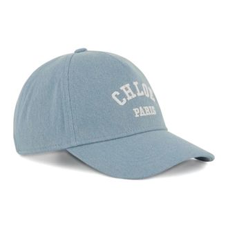 Chlo&eacute; Femme, Accessoires, Bleu, Taille: M Essentials Cap