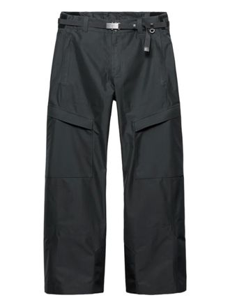 Prada Straight-Leg-Hose mit G&uuml;rtel - Grau