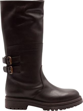 Julie Dee Botte haute - Femme - Chaussures - Brun - Taille: 38 EU
