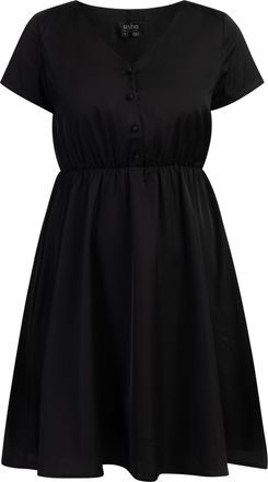 Usha Midikleid Damen schwarz