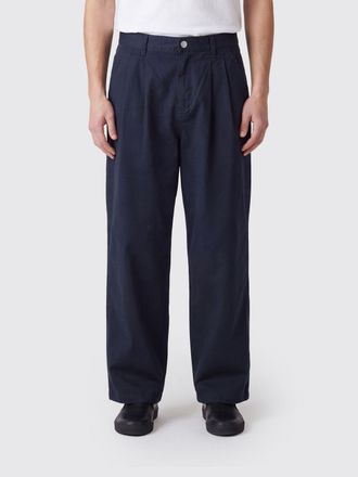 Carhartt Work in Progress Brockman Hose mit weitem Bein aus Baumwolltwill mit Bundfalten