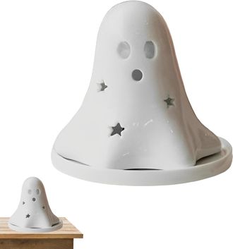 Generic Halloween-R&auml;uchergef&auml;&szlig; - R&auml;uchergef&auml;&szlig; aus Harz, Niedlicher Wasserfallbrenner aus Kunstharz | -Halloween-Dekofigur, Partydekoration, Teelichthalter f&uuml;r