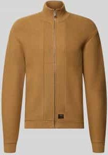 Alpha Industries Strickjacke aus Viskose-Mix mit Rei&szlig;verschluss