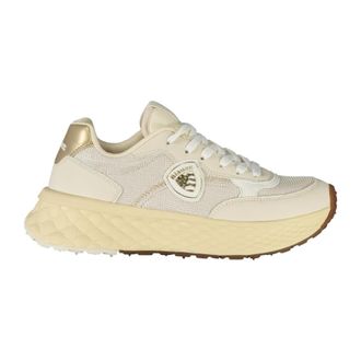 Blauer Sportschuh - - Shoes - Damen - Beige - 36 EU
