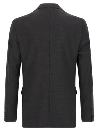 Pal Zileri Mens Gray Viscose Two-Piece Suit