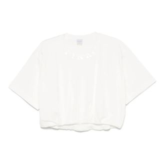 Pinko T-Shirt mit kurzen &Auml;rmeln - - Tops - Damen - Wei&szlig; - L