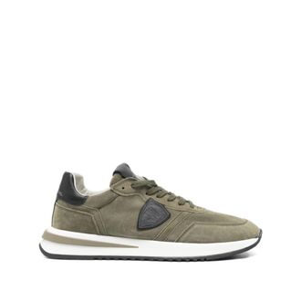 Philippe Model Gr&uuml;ne Wildleder Graue Schild Sneakers - - Shoes - Herren - Gr&uuml;n - 45 EU