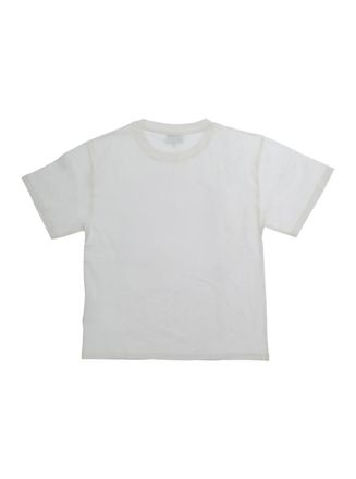 Kenzo Boys Kids T-Shirt Crew Neck White Cotton T-Shirts And Polos