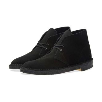 Clarks Homme, Chaussures, Noir, Taille: 46 EU Desert Boot