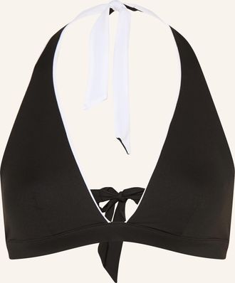 Max Mara Max Mara Beachwear Neckholder-Bikini-Top Abazia Zum Wenden schwarz