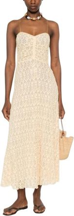 Forte_Forte Femme, Robes, Beige, Taille: 40 FR Honey Lace Midi Dress