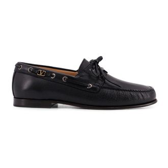 Valentino Garavani Homme, Chaussures, Noir, Taille: 45 EU VLogo Signature Loafer