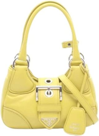 Prada Sac &agrave; main vintage doccasion - Femme - Pre-owned - Jaune - Taille: ONE Size