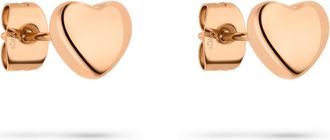 s.Oliver Ohrring - Elegante Ohrstecker aus poliertem Edelstahl - ros&eacute;gold - wasserfest & hautfreundlich