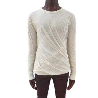 Rick Owens Double Long-sleeve T-shirt - - Tops - Herren - Wei&szlig; - S