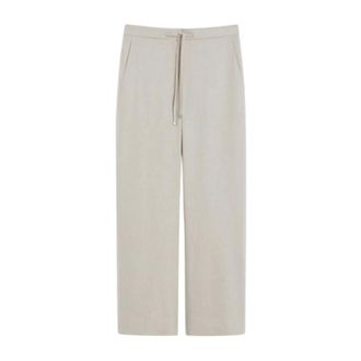 Max Mara Femme, Pantalons, Blanc, Taille: 42 FR Floria Pantalons