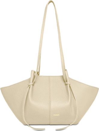 Yuzefi Womens Small Mochi Bag Ivory Shoulder