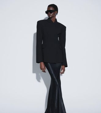 Asos Tall TTYA jupe longue en satin noire