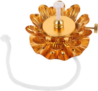 BESPORTBLE Lotus Kerzenhalter Aus Legierung Teelichtst&auml;nder Mit Lotus-Design Dekorativer Tisch-lampenfu&szlig; F&uuml;r Wohnr&auml;ume Und Spirituelle St&auml;tten