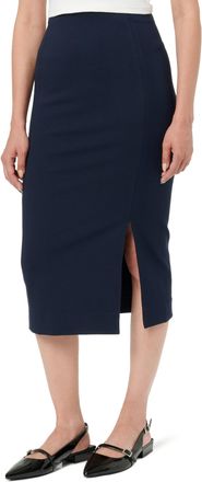 GANT Female Jersey Pencil Skirt Rock, Evening Blue, XS EU